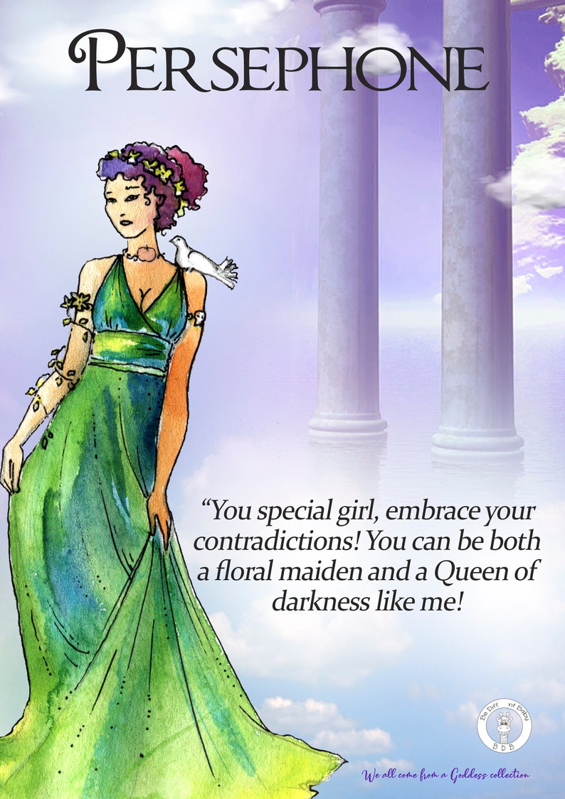 Greek Goddesses Prints/ Greek Goddesses Cards/discover the - Etsy