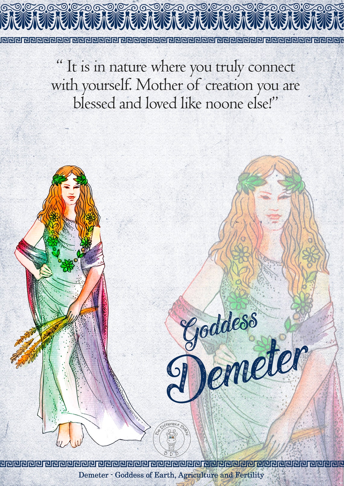 Greek Goddesses Prints/ Greek Goddesses Cards/discover the - Etsy