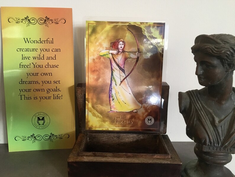 Greek Goddess Prayer Card/greek Goddess Invocation | Etsy