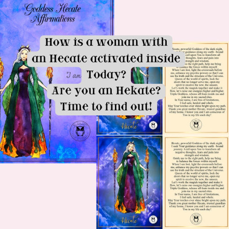 Connecting With Hekate,greek Goddess of Witchcraft, Are You a Witch ...