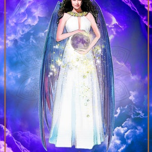 Selene Prayer Card/goddess Selene Invocation Card/goddess of the Moon ...