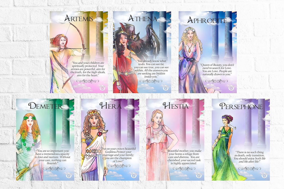 Greek Goddesses Prints/ Greek Goddesses Cards/discover the Goddess ...