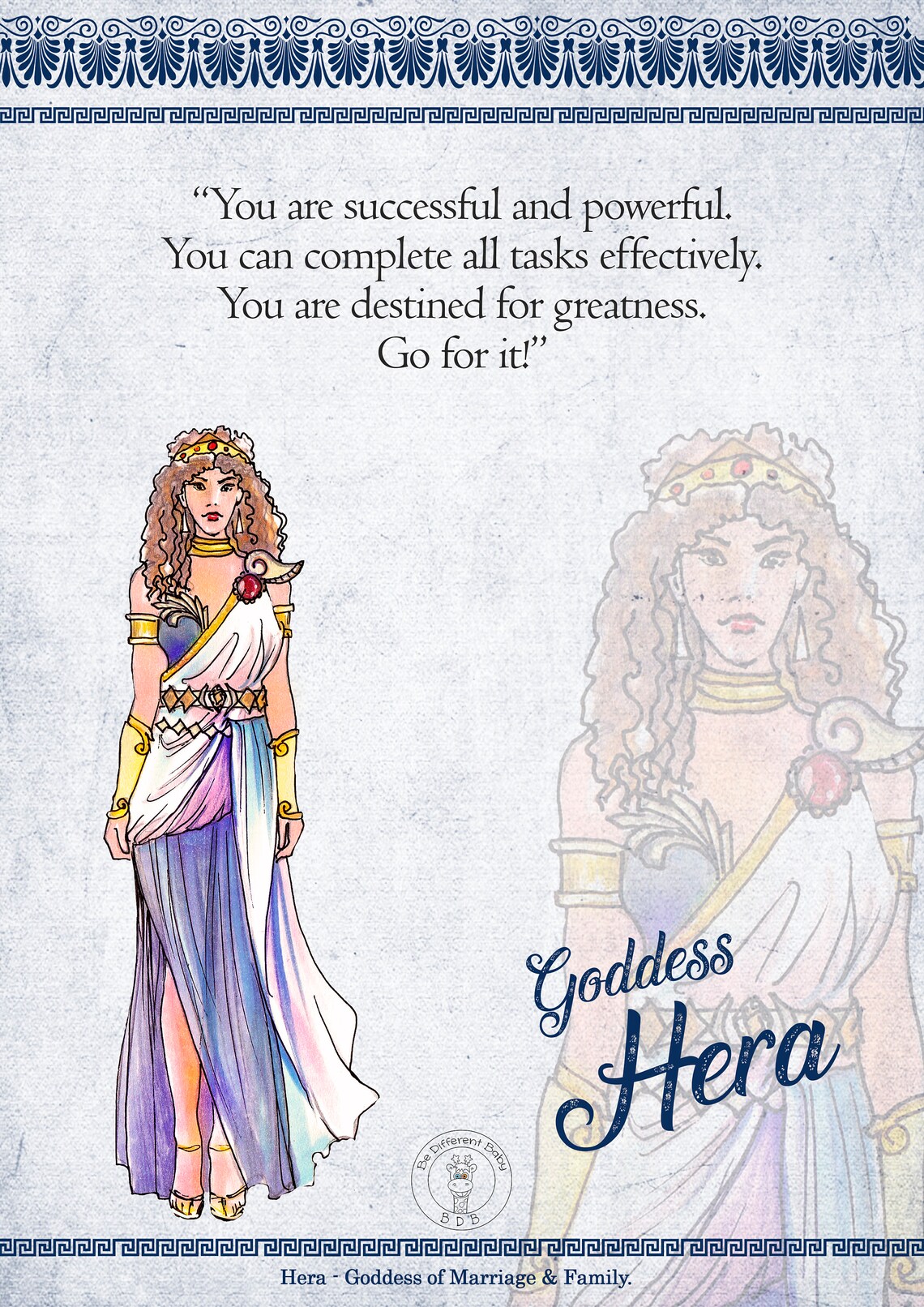 Greek Goddesses Prints/ Greek Goddesses Cards/discover the - Etsy