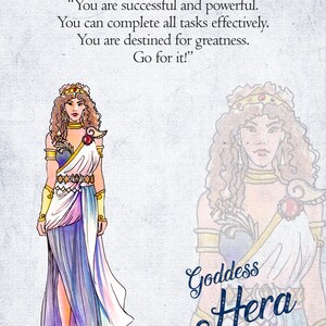 Greek Goddesses Prints/ Greek Goddesses Cards/discover the - Etsy