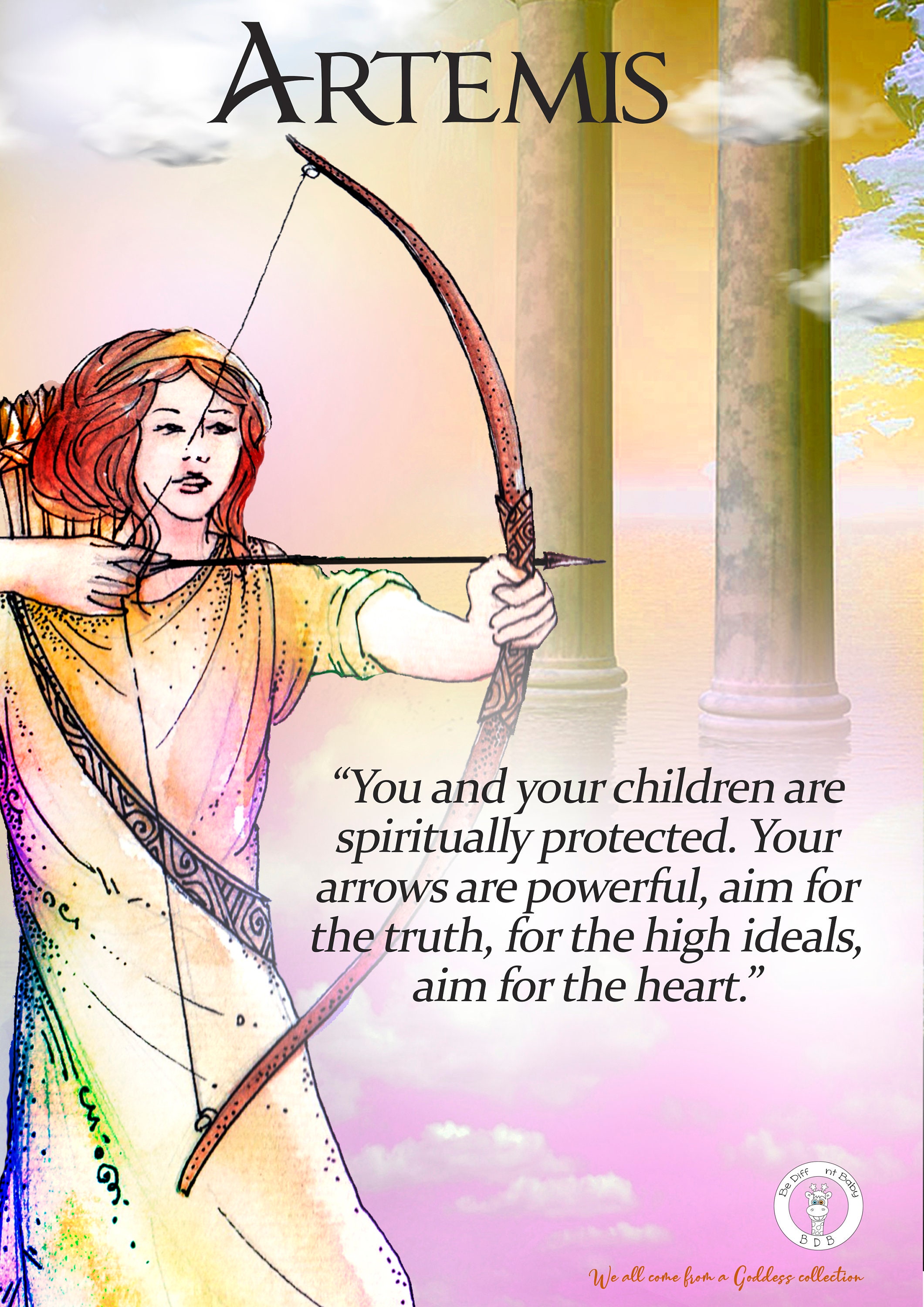 Greek Goddesses Prints/ Greek Goddesses Cards/discover the - Etsy