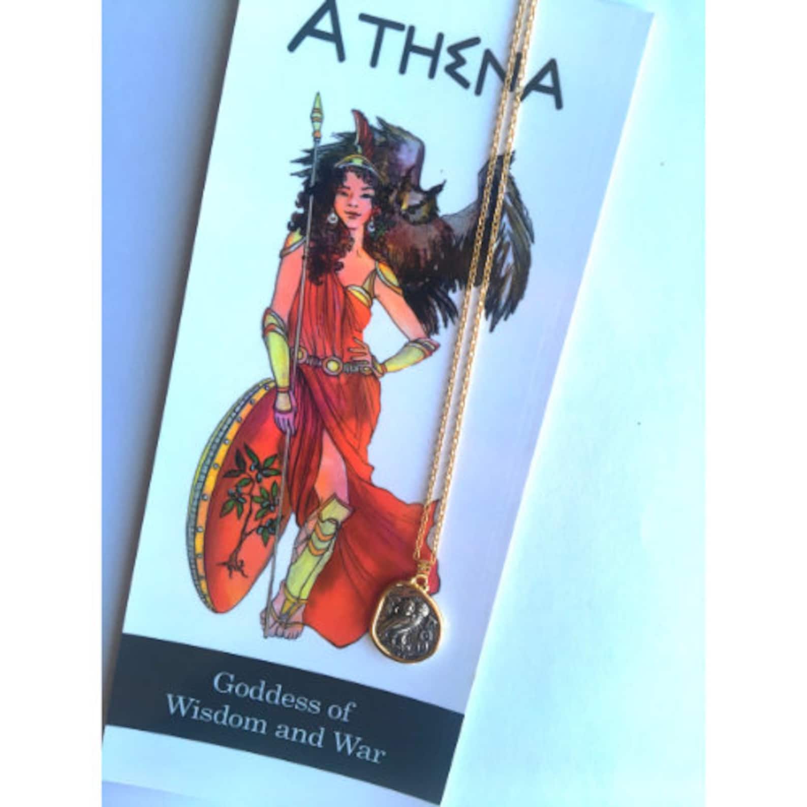 Goddess Athena Necklace/greek Goddess Jewerly/goddess Athena Symbol ...