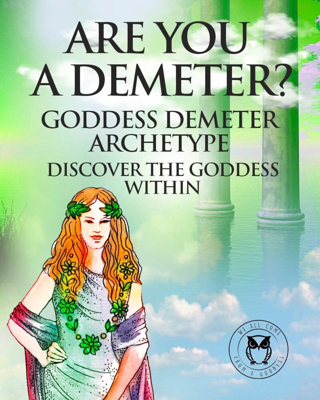 Demeter Archetype/connect With the Maternal Archetype/goddess Demeter ...
