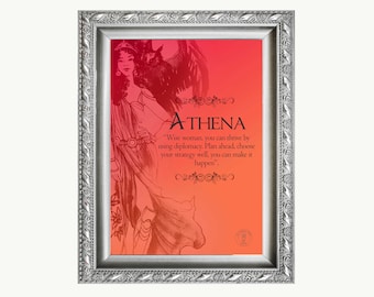 Athena Art Print - Etsy
