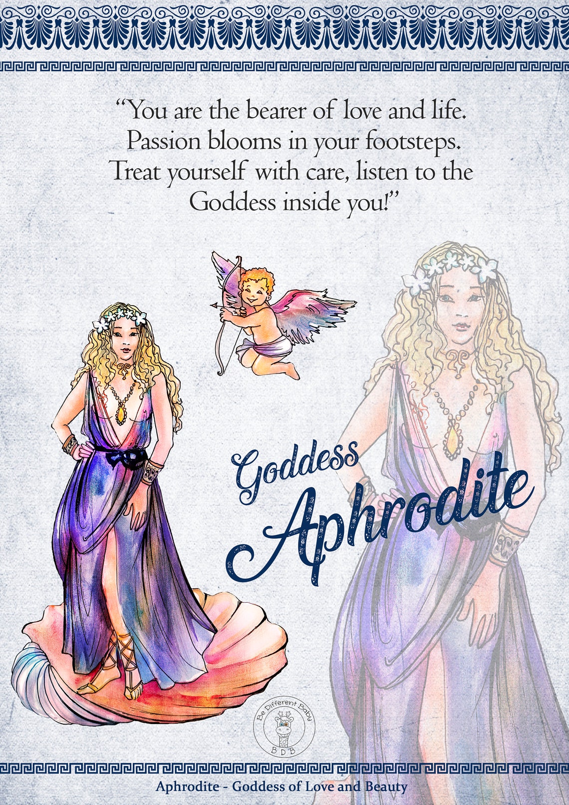 Greek Goddesses Prints/ Greek Goddesses Cards/discover the - Etsy