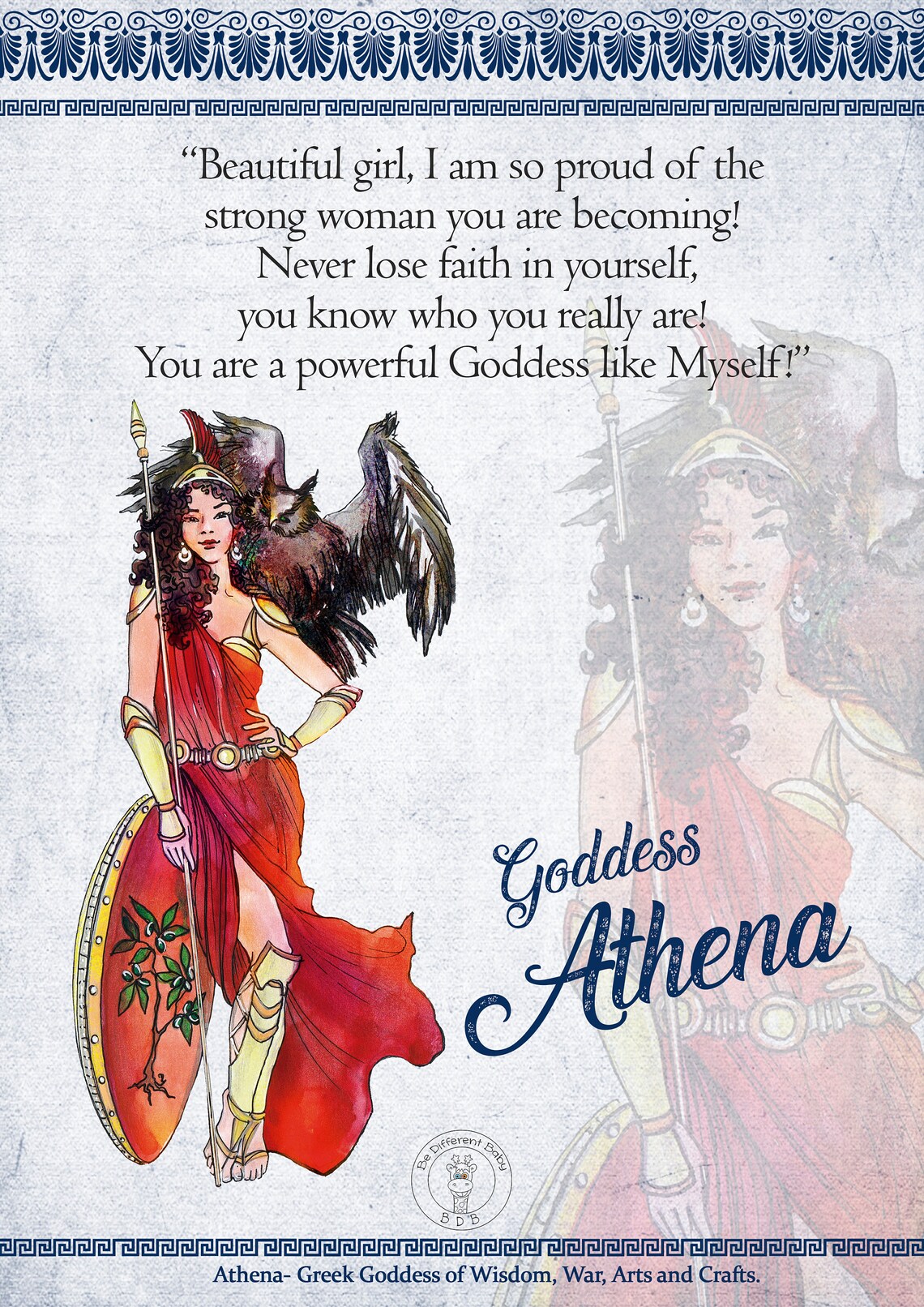 Greek Goddesses Prints/ Greek Goddesses Cards/discover the - Etsy