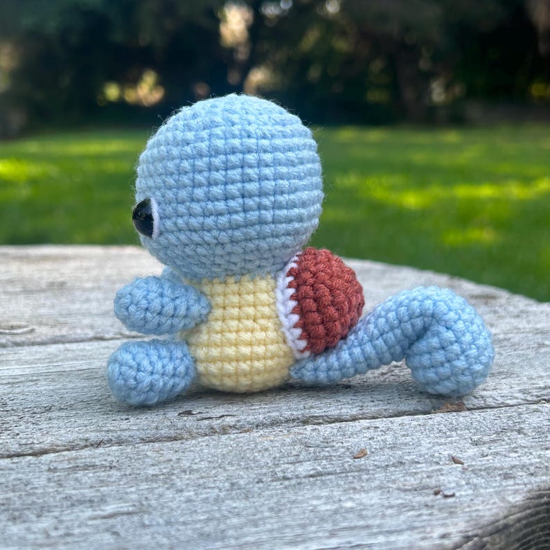 Custom Amigurumi Squirtle Crochet Doll Pokémon Doll - Etsy