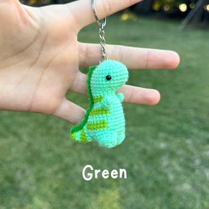 Crochet Mini Spiky Dinosaur Amigurumi Doll | Crochet Dino Baby T-rex ...
