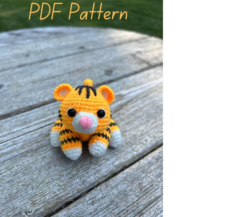 Crochet Pattern PDF: Cute Little Tiger the Tigger Amigurumi Pattern - Etsy
