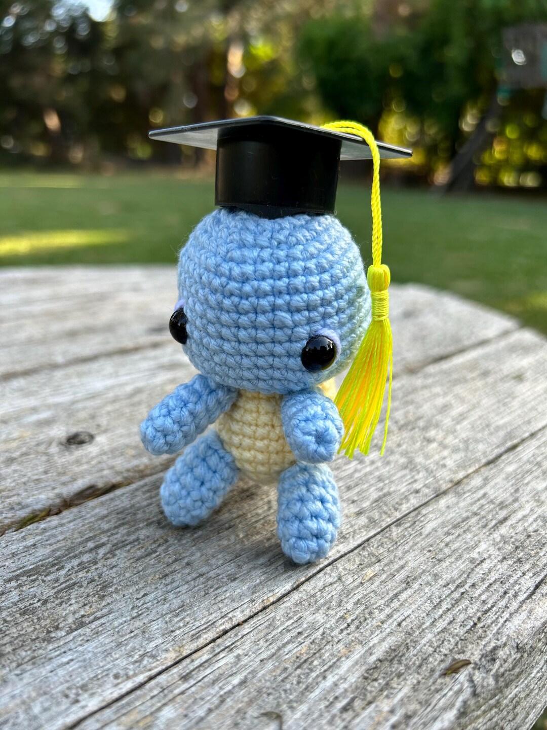 Amigurumi Squirtle Crochet Doll | Graduation Gift | Physical Item - Etsy