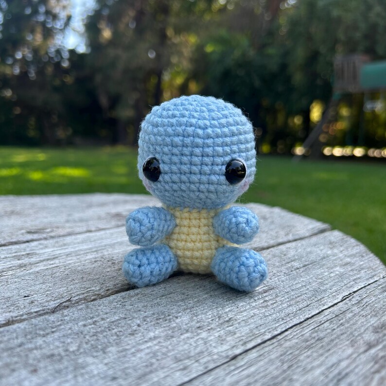 Custom Amigurumi Squirtle Crochet Doll Pokémon Doll - Etsy