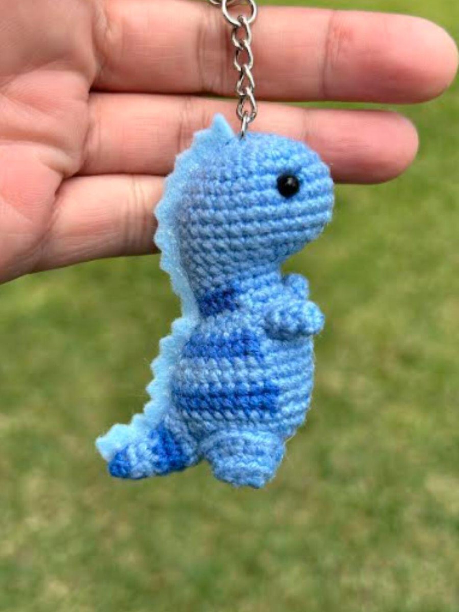 Crochet Mini Spiky Dinosaur Amigurumi Doll | Crochet Dino Baby T-rex ...