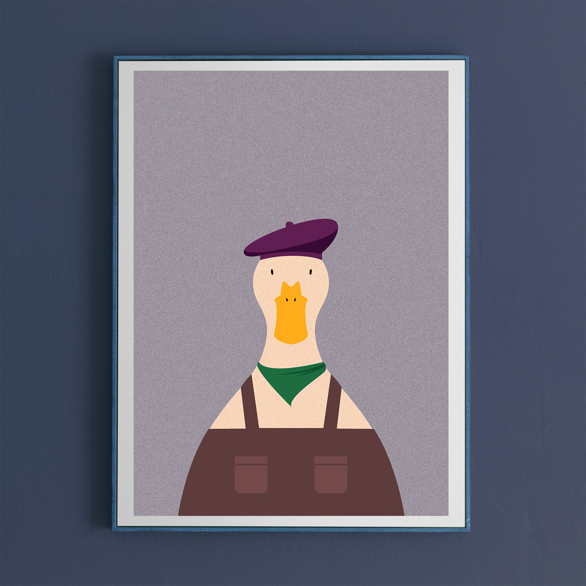 Artist Duck Prints, Wall Decor, Modern Art, Animal Print, Duck Art ...