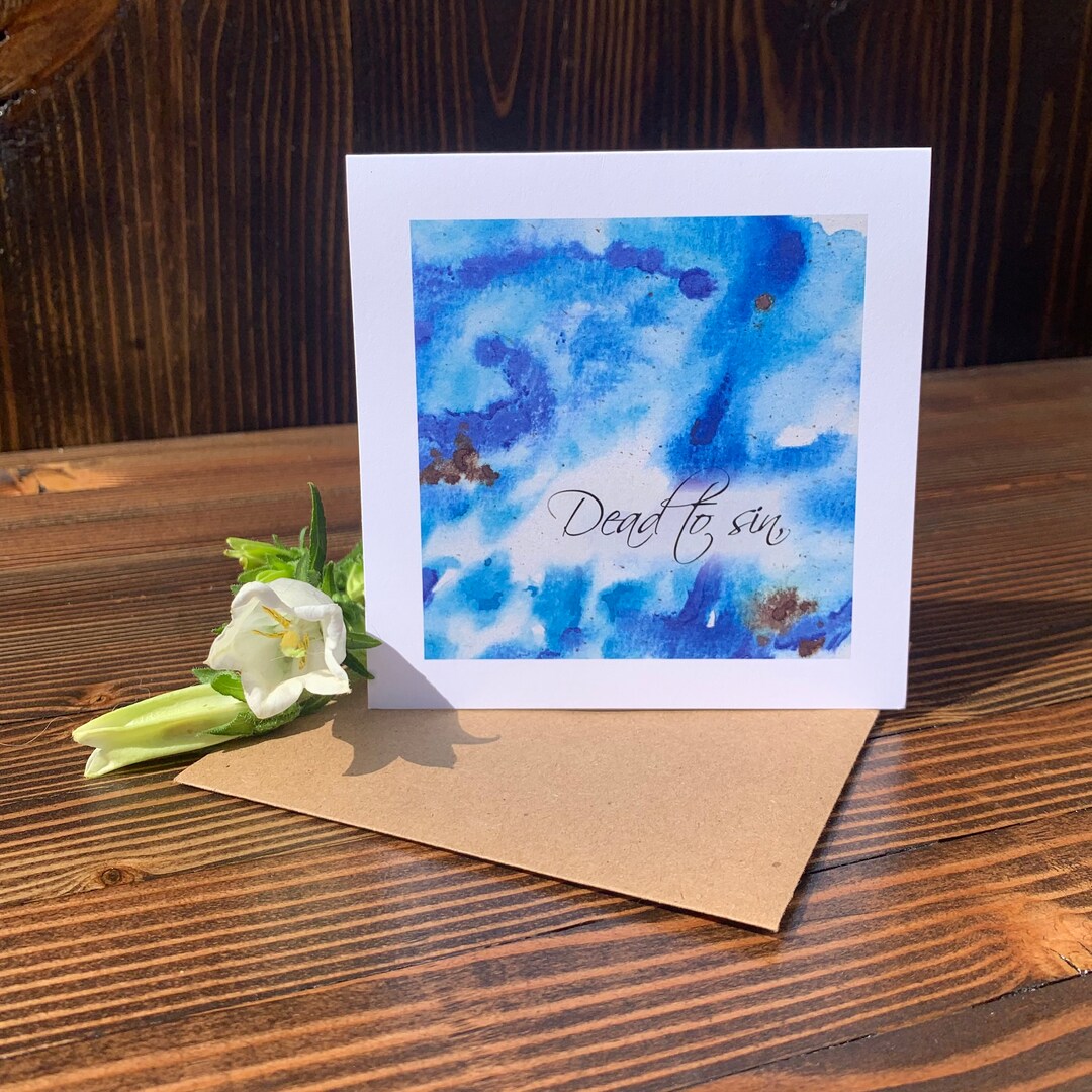 Dead to Sin Card - Etsy