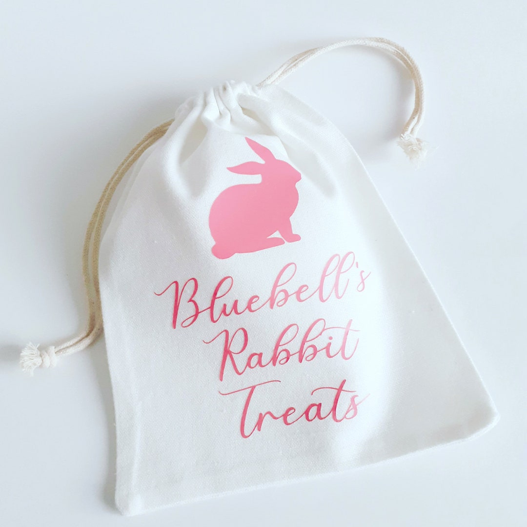 Rabbit Treat Bag (Personalised Optional) - Etsy.de