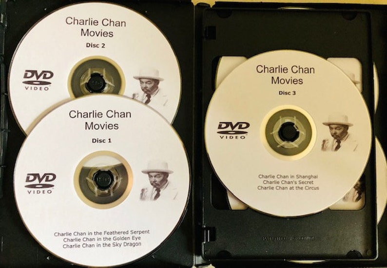 42 "charlie Chan" Movies on 14 Dvd's-collectors Choice-3 Case ...