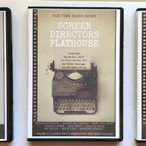Screen Directors Playhouse 15 Audios-three Set Case Old Time Radio Shows Collection-barbara ...