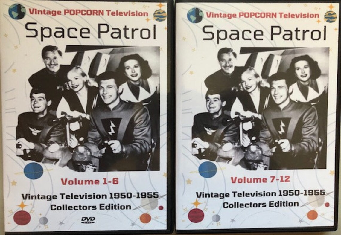 Space Patrol-68 Television Shows 2 Case Collection-rare B&W 12 Dvd's ...