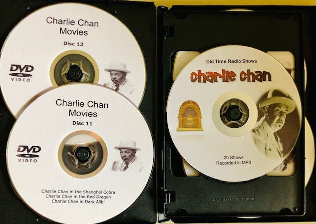 42 "charlie Chan" Movies on 14 Dvd's-collectors Choice-3 Case ...
