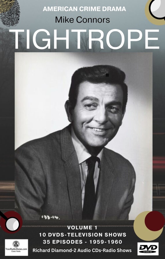 Tightrope-american Crime Drama Mike Connors Television - Etsy
