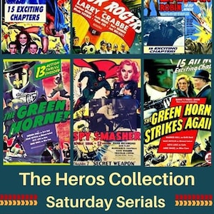 The Heroes Collection Saturday Serials 1940-1949 5 Dvds-collectors ...