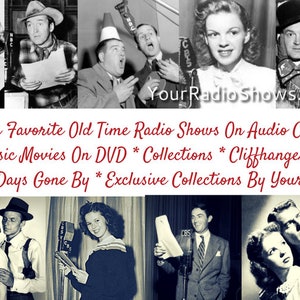 BOX 13-5 Audio Cd's Old Time Radio Show Case Collection-newspaper ...