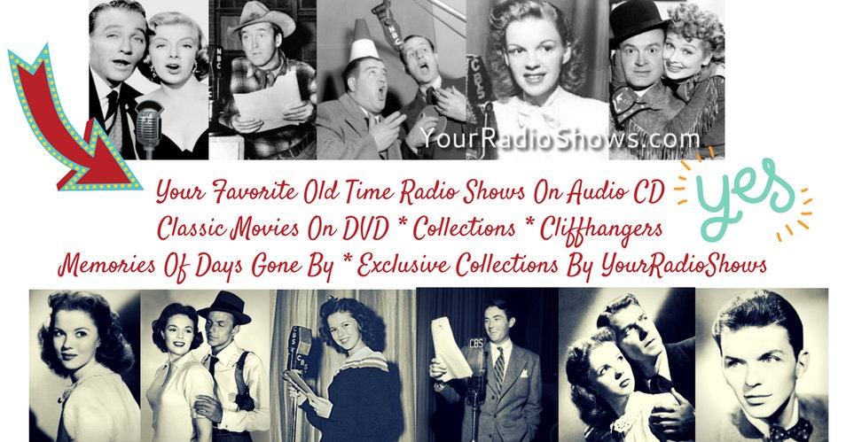 BOX 13-5 Audio Cd's Old Time Radio Show Case Collection-newspaper ...