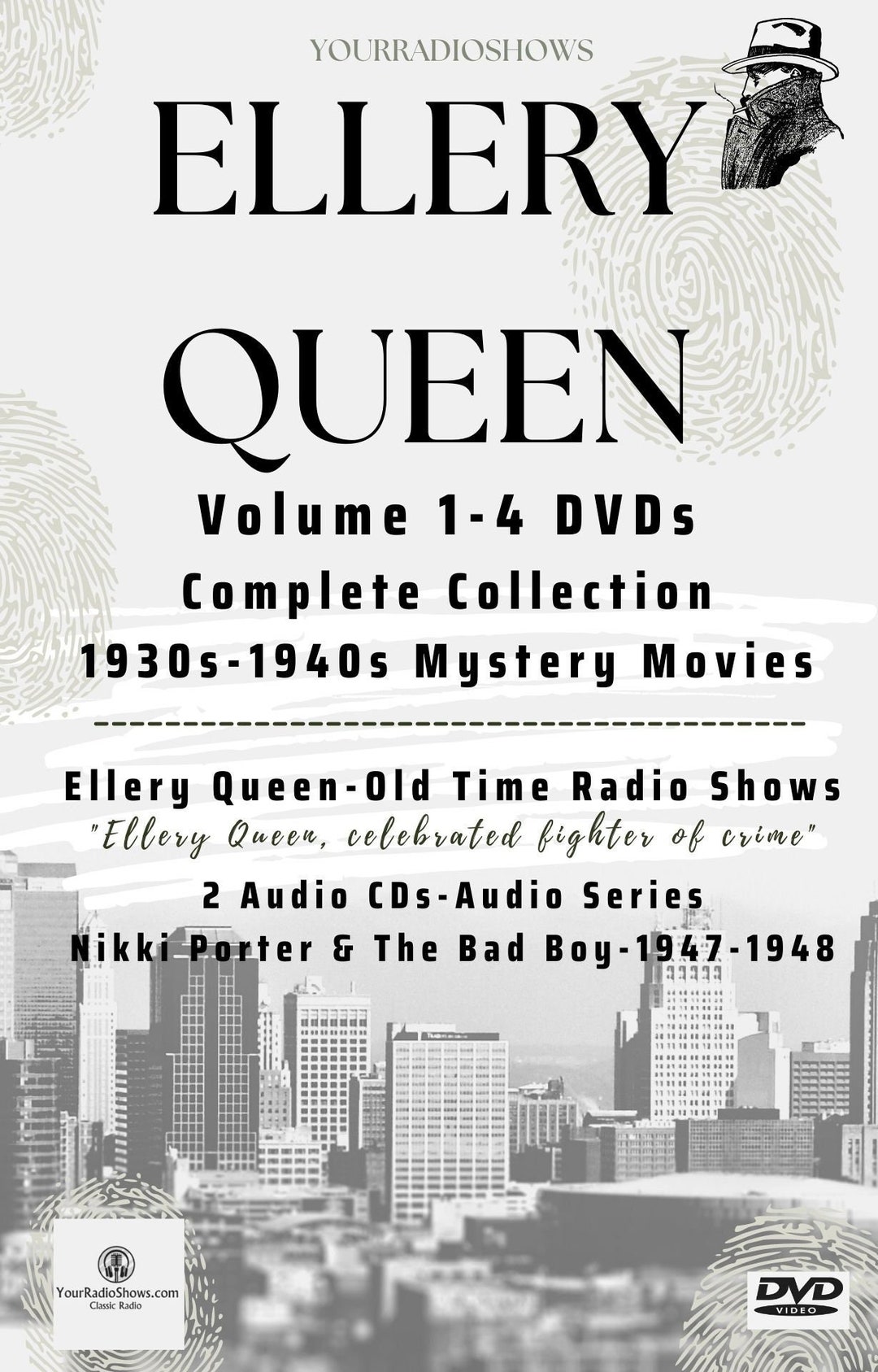 Ellery Queen Collection 9 Movies-4 Dvds Complete 1930s-1940s ...