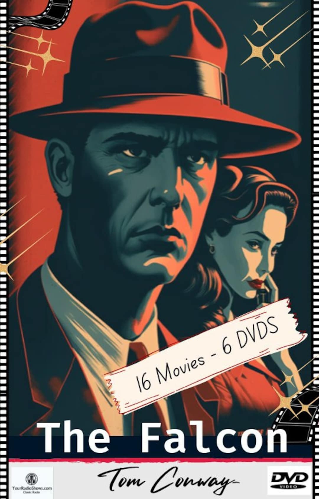 The Falcon Movies-new Sealed Case Collection-rare All 16 Movies-6 Dvds ...