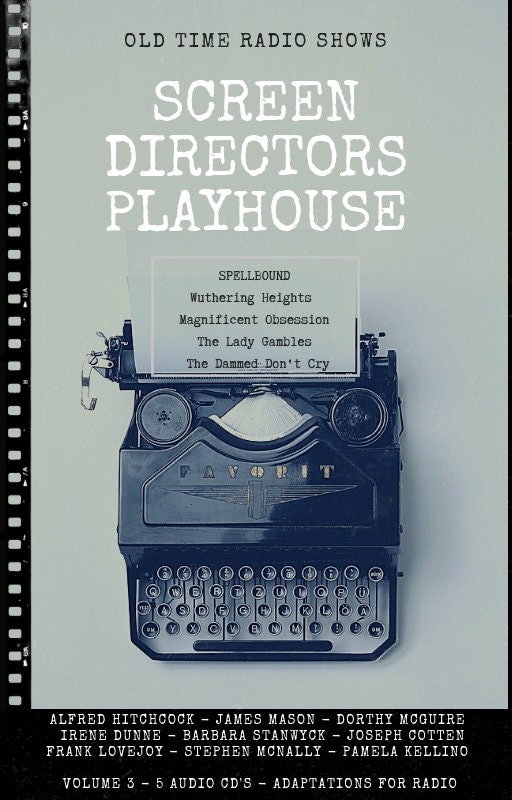 Screen Directors Playhouse 15 Audios-three Set Case Old Time Radio Shows Collection-barbara ...