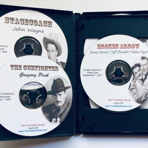 Screen Directors Playhouse 15 Audios-three Set Case Old Time Radio Shows Collection-barbara ...