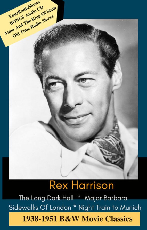 Rex Harrison Collection: 4 Classics B&W Movies-Bonus-The King | Etsy