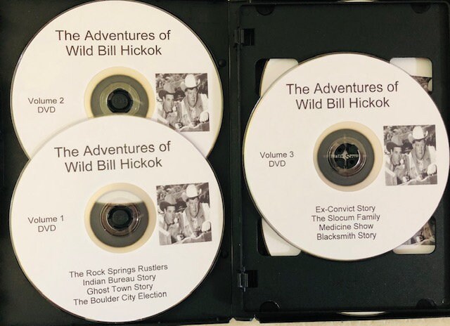 The Adventures of Wild Bill Hickok-3 Case Rare Collection-guy Madison ...