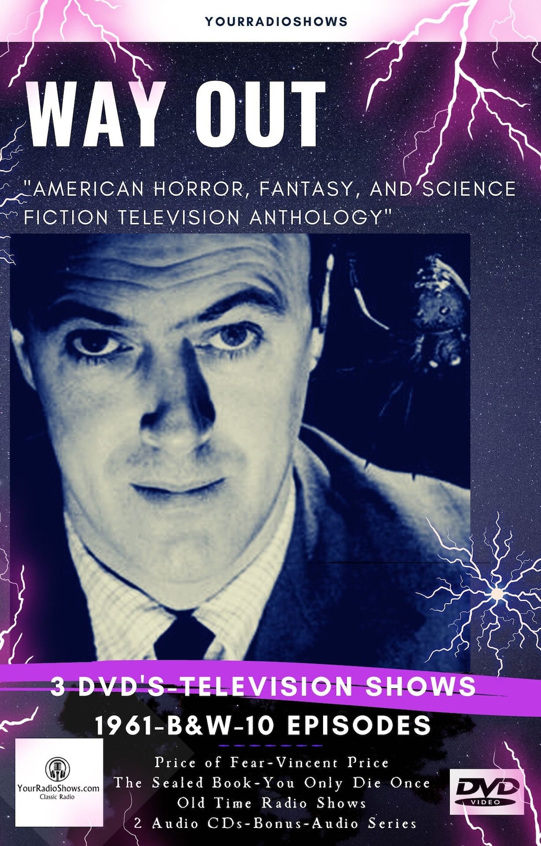 Way Out Collection 3 Dvds Rare Science Fiction Television Show 10 ...