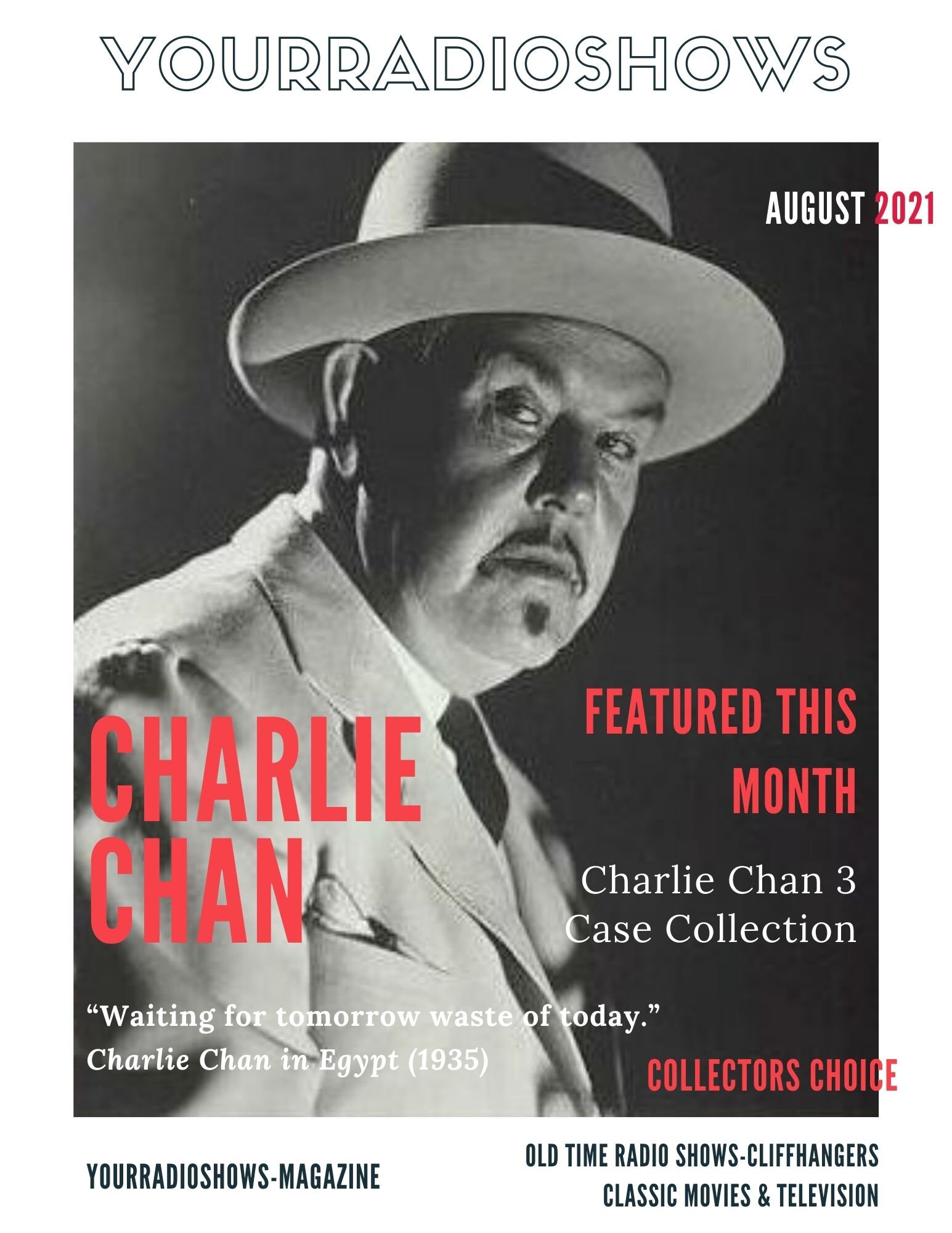 The Adventures of Charlie Chan Radio Collection-6 Audio Cds-new Case ...