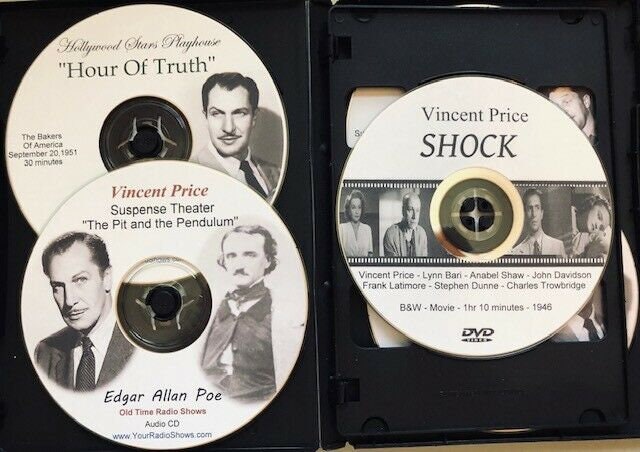 Vincent Price Collection-rare Haunting Classic Stories Classic Movie ...