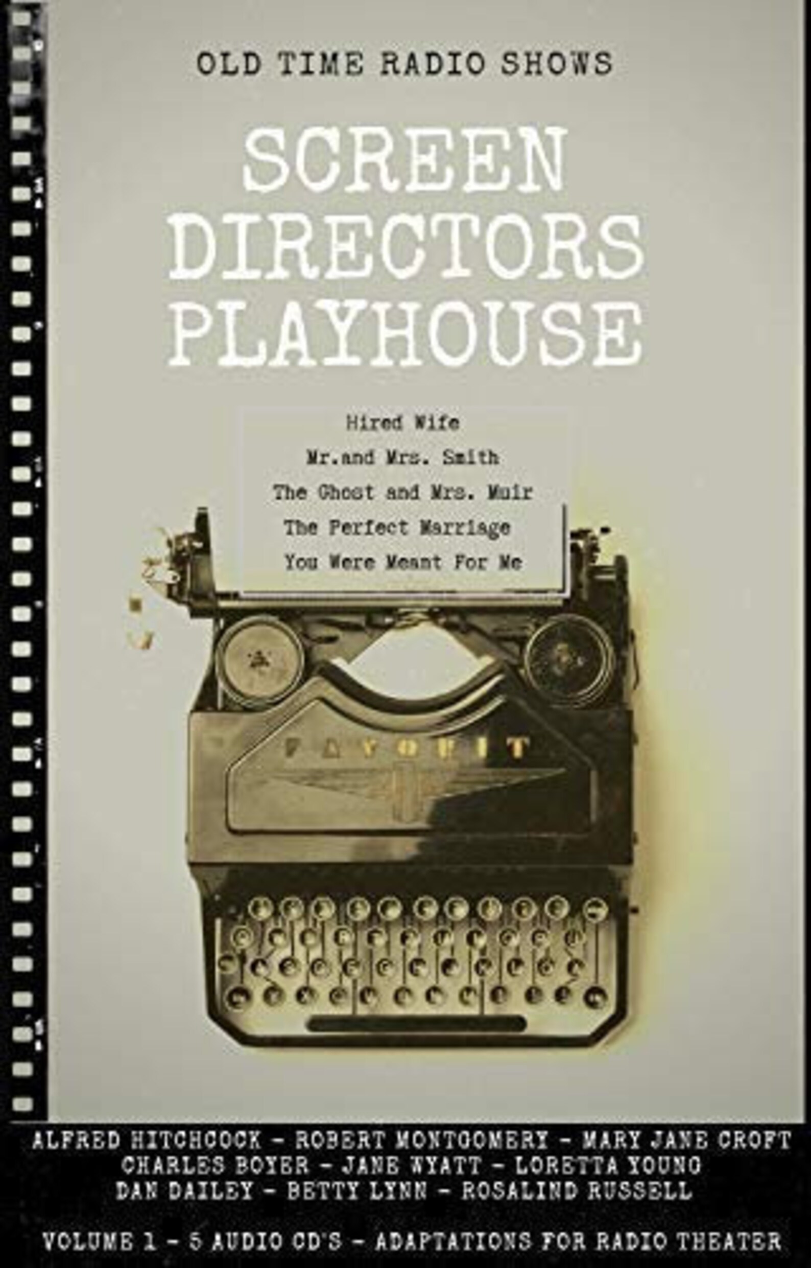 Screen Directors Playhouse 15 Audios-three Set Case Old Time Radio Shows Collection-barbara ...