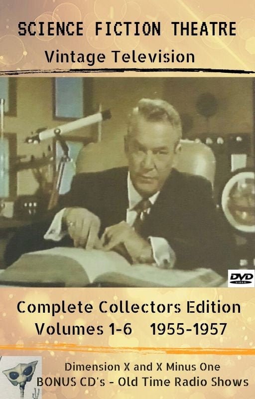 The Science Fiction Theater Volumes 1 &2 Complete Rare DVD Collection ...
