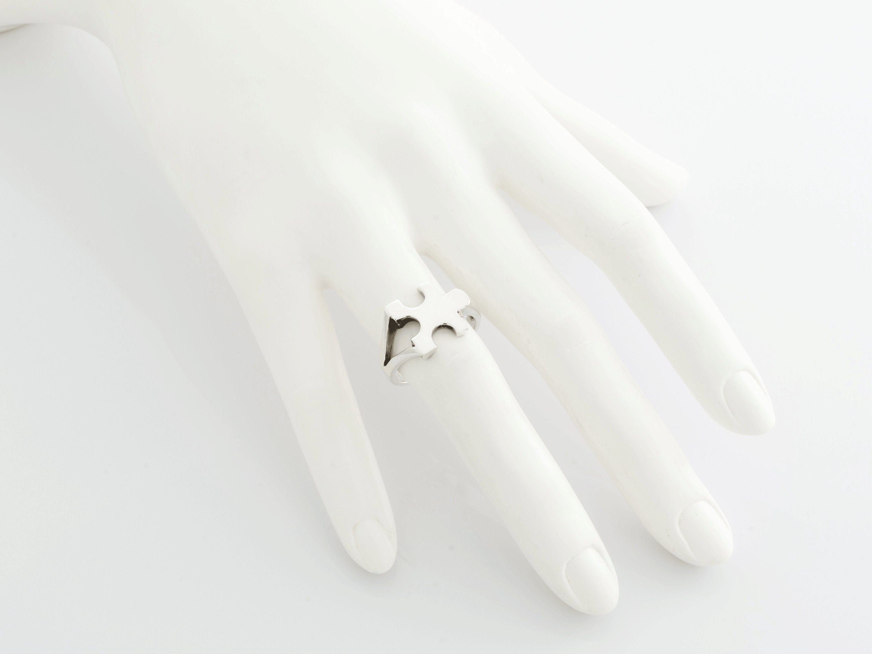 Sterling Silver Large Puzzle Ring, Autism Ring, Dainty Puzzle Ring ...