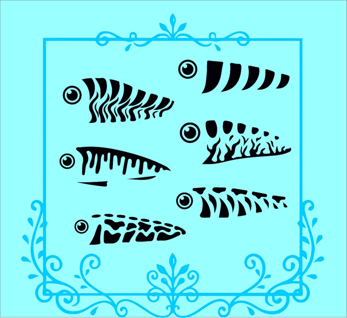 30 Fishing Lure Bundle,fishing Lure SVG, Fishing Lure Pattern SVG ...