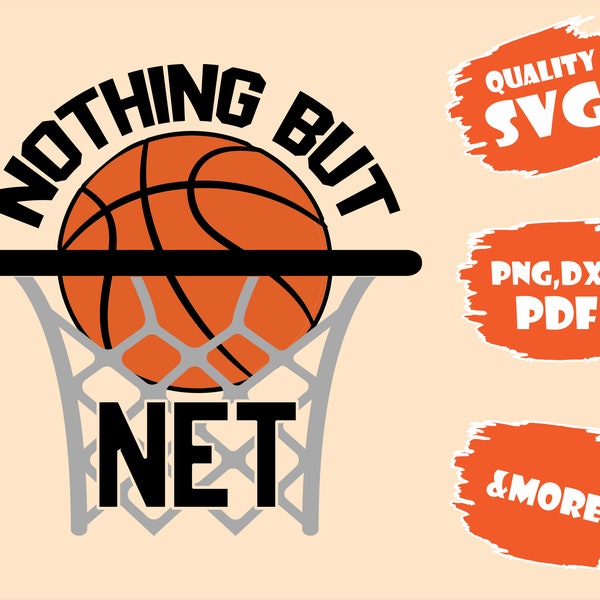 Basketball Net Svg - Etsy