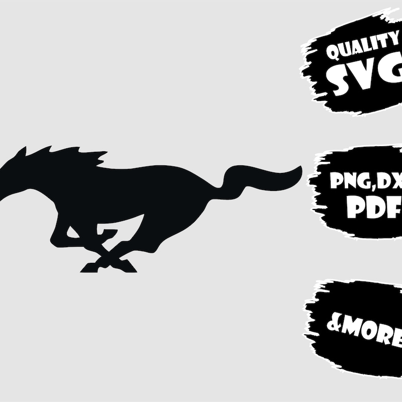 Mustang Svg - Etsy