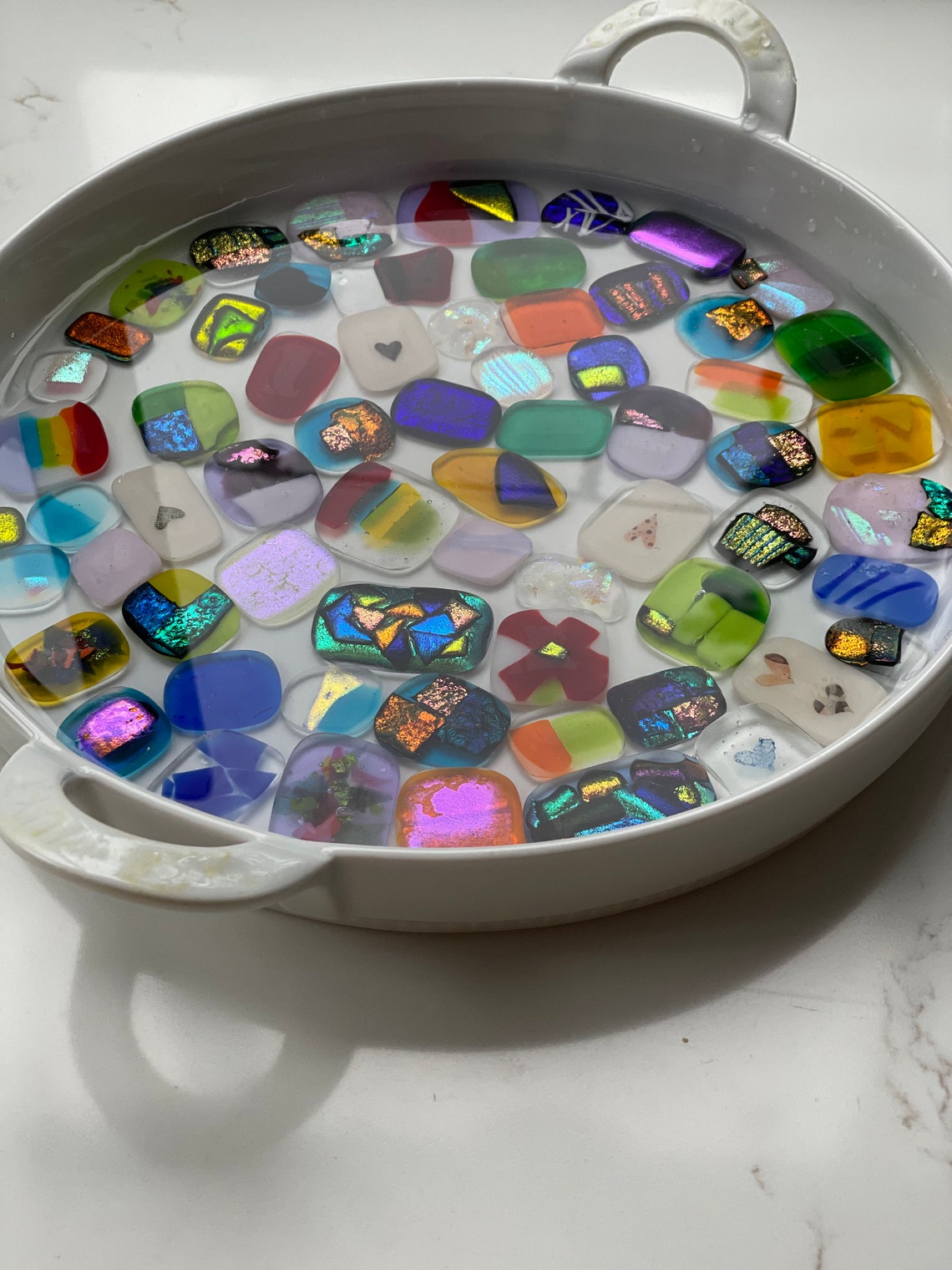 Handmade Fused Glass Gems From the Rock Fairy - Etsy