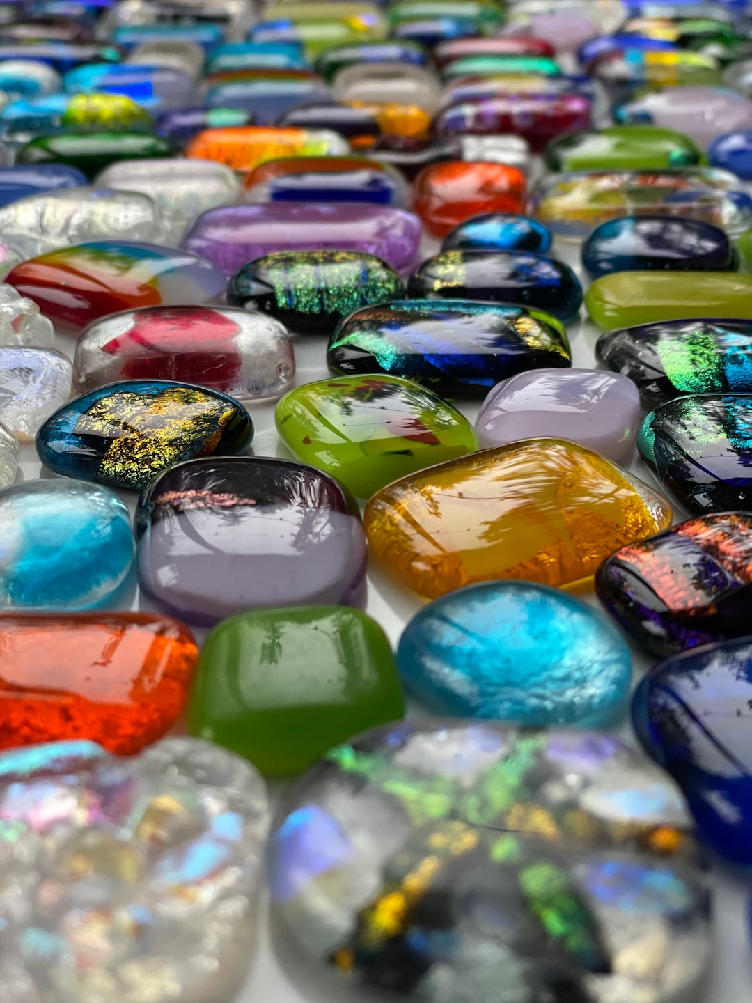 Handmade Fused Glass Gems From the Rock Fairy - Etsy