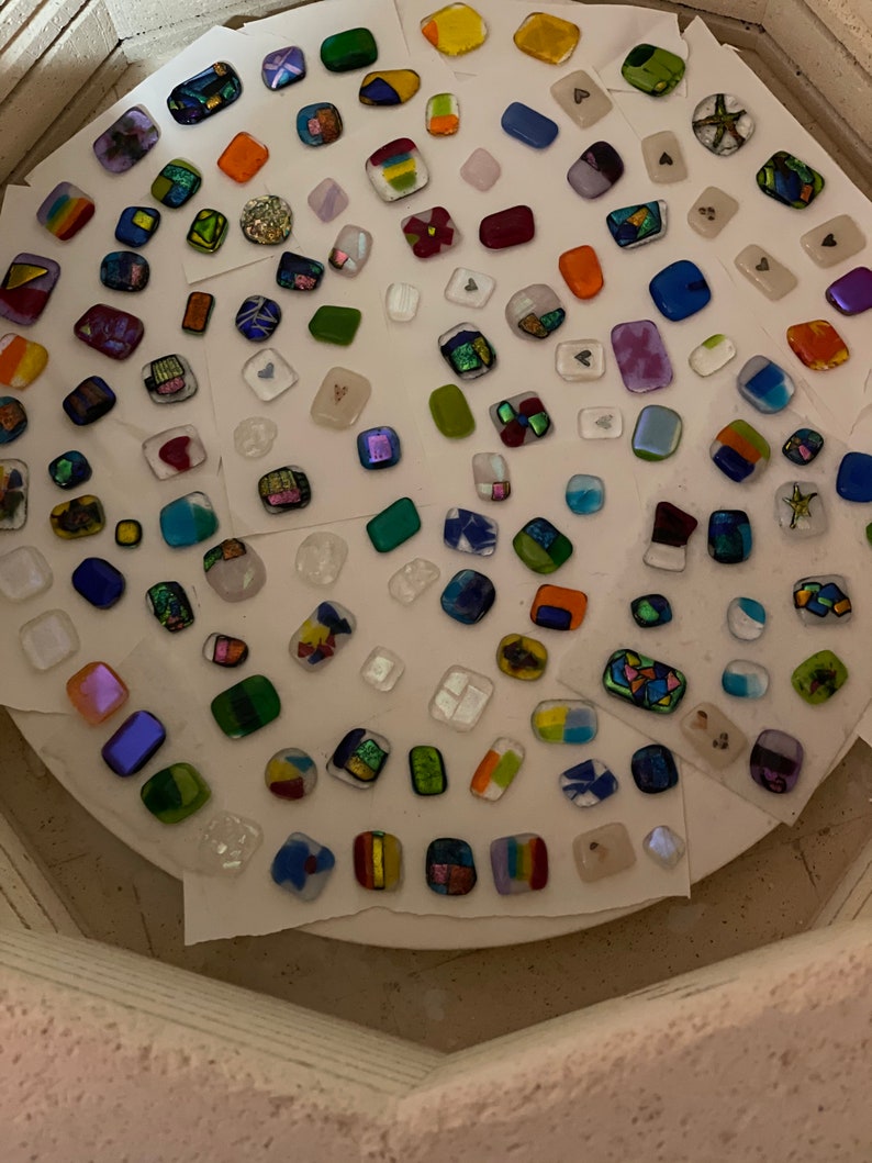 Handmade Fused Glass Gems From the Rock Fairy - Etsy