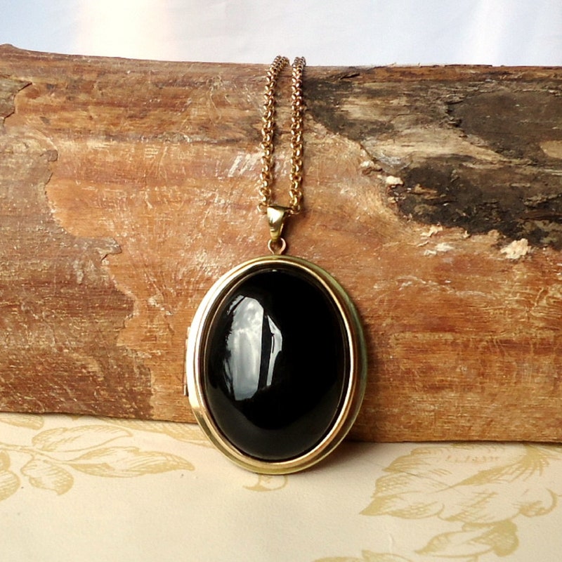 Stone Locket - Etsy